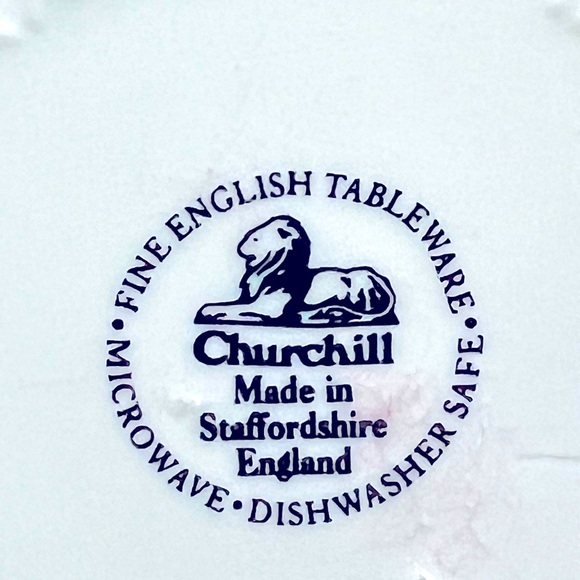 Churchill England | Dining | Vintage Blue Willow Coffee Pot Creamer ...